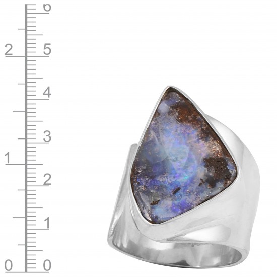 Boulder Opal Ring